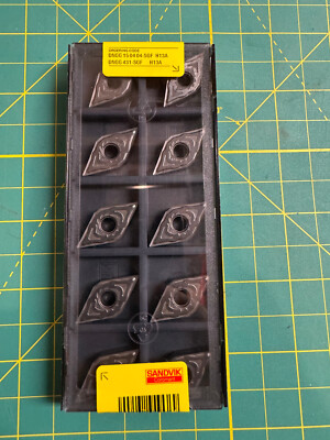 DNGG 15 04 04-SGF H13A/431-SGF - 5908999 SANDVIK Insert **10PCS ...