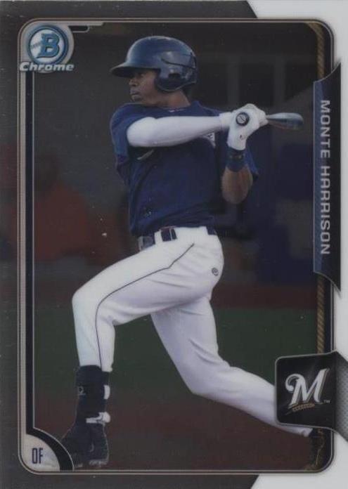 2015 Bowman Draft - Chrome Monte Harrison #23 (RC) for sale online | eBay