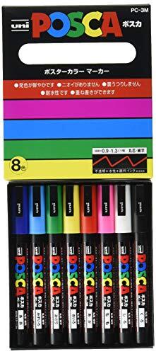 Mitsubishi Université Posca Marqueur Peinture Stylo Pointe Fine Set De ...