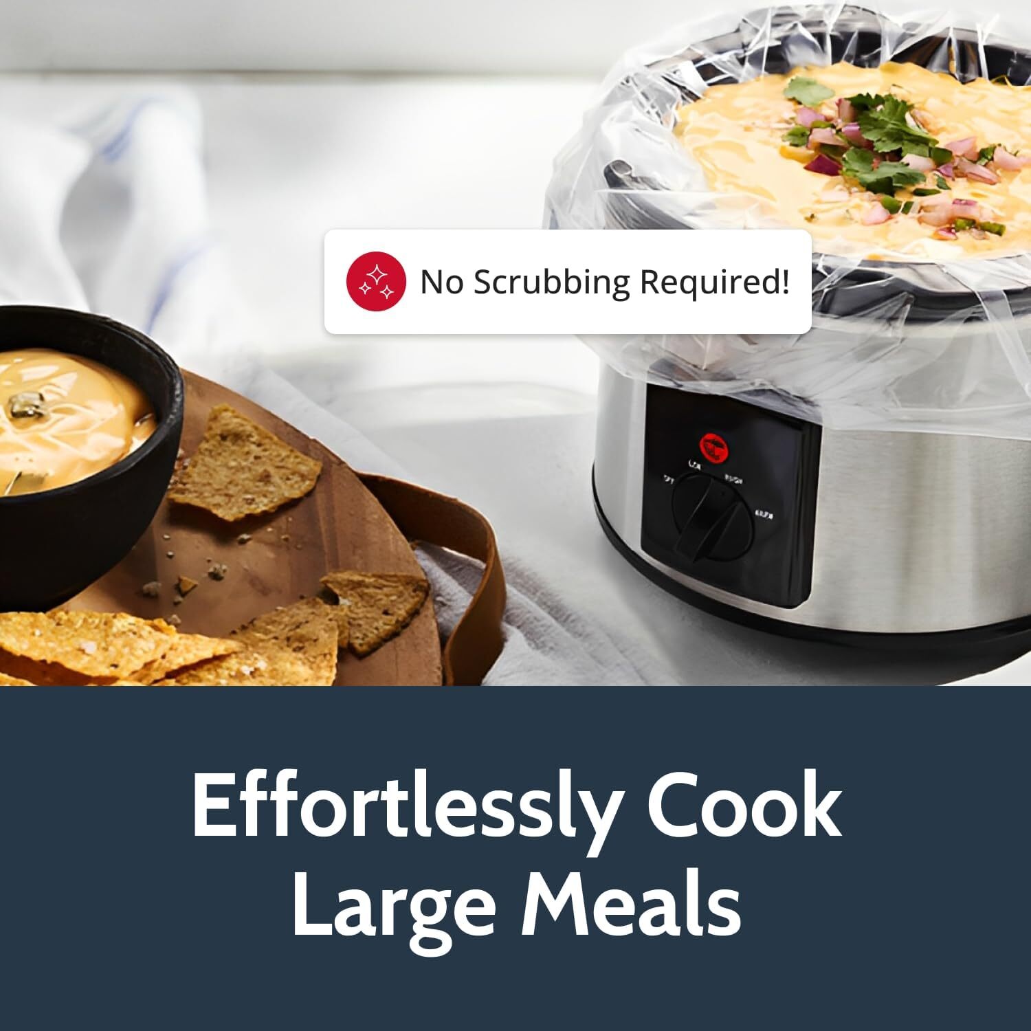 PanSaver EZ Clean Multiuse Cooking Bags and Slow Cooker Liners, 50 ...