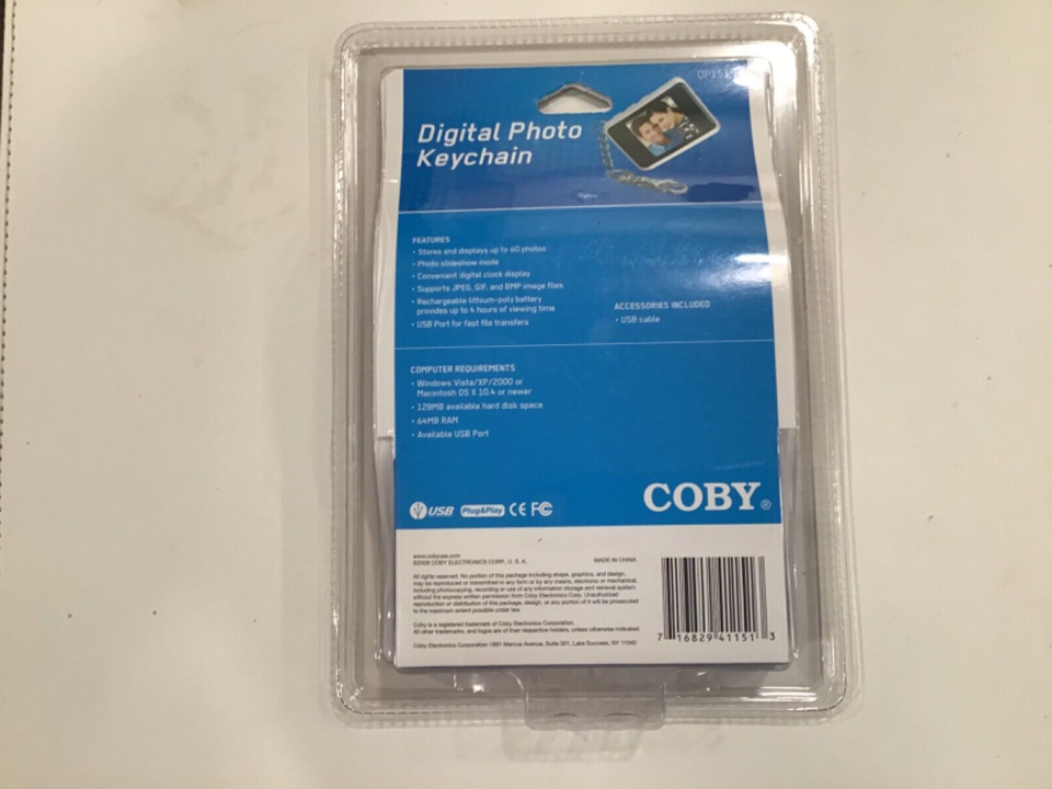 Coby Digital Photo Keychain 60 Photos Dp-151 Never Opened | eBay