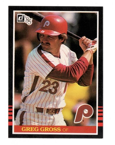 1985 Donruss Greg Gross Philadelphia Phillies #407 Excellent | eBay
