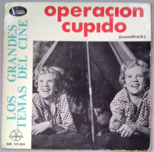 Hayley Mills, Annette THE PARENT TRAP "Operacion Cupido" 7" EP Mexico ...