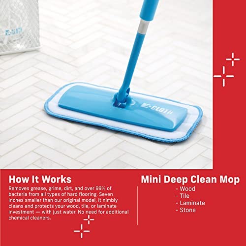 E-cloth Mini Deep Clean Mop, Premium Microfiber Mops For Floor Cleanin ...