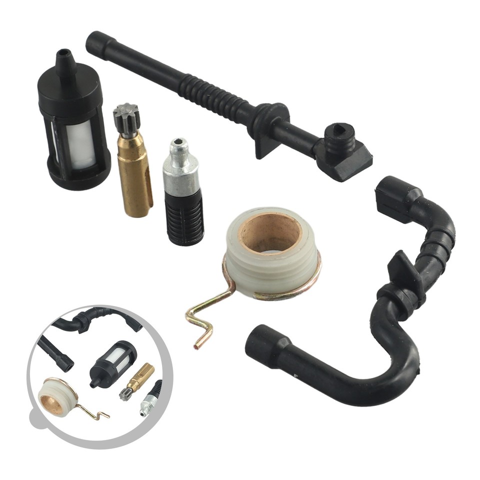 Oil Pump Fuel Filter Worm Rod Pipe For-Stihl MS170 MS180 MS210 MS230 ...