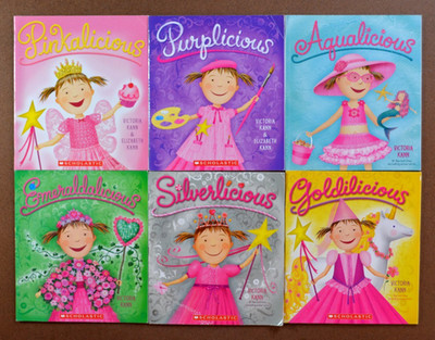 Lot of 6 Pinkalicious Series Picture Books by Victoria Kann Purple Gold ...