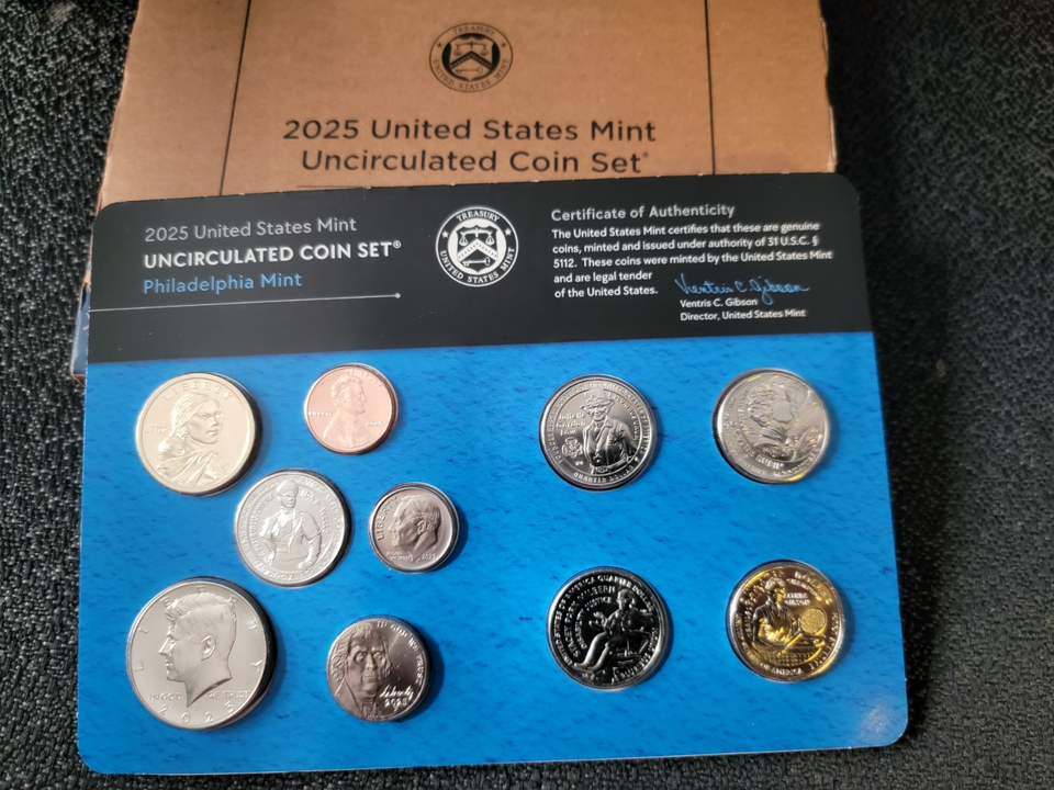 2025 US Mint Uncirculated Mint Set 20 Coin 25RJ Both P,D Opened Box | eBay