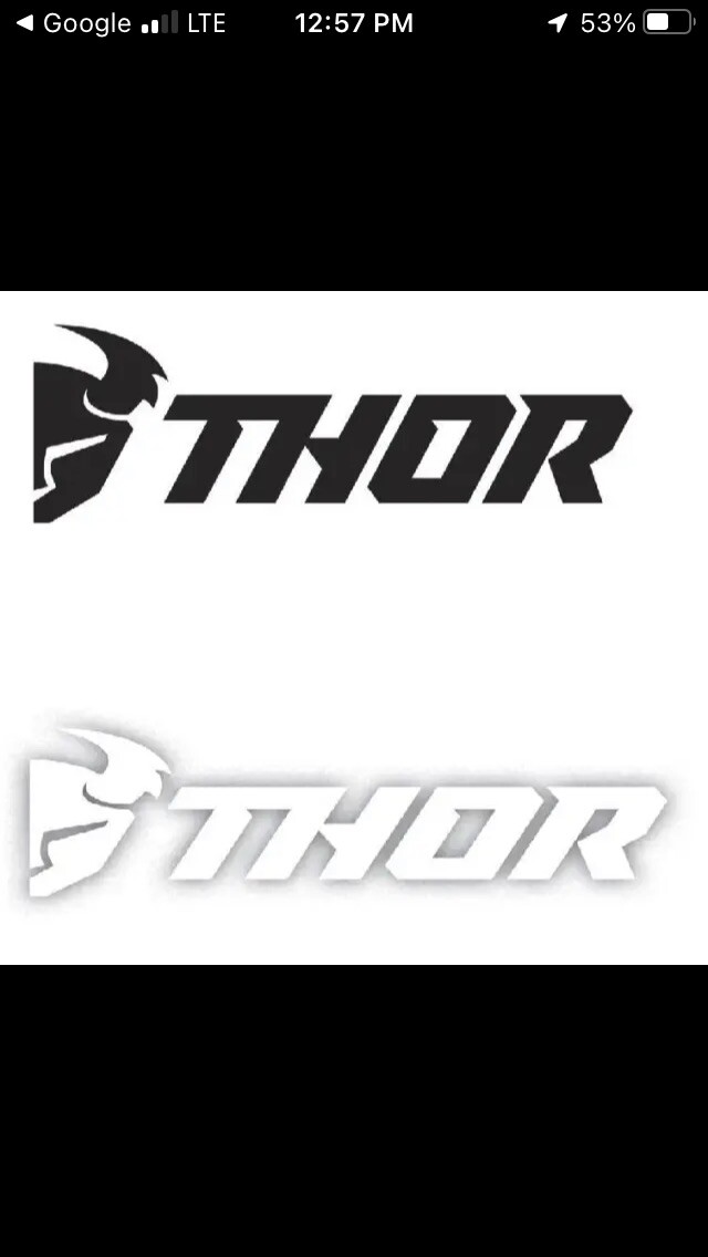 Thor Racing Stickers