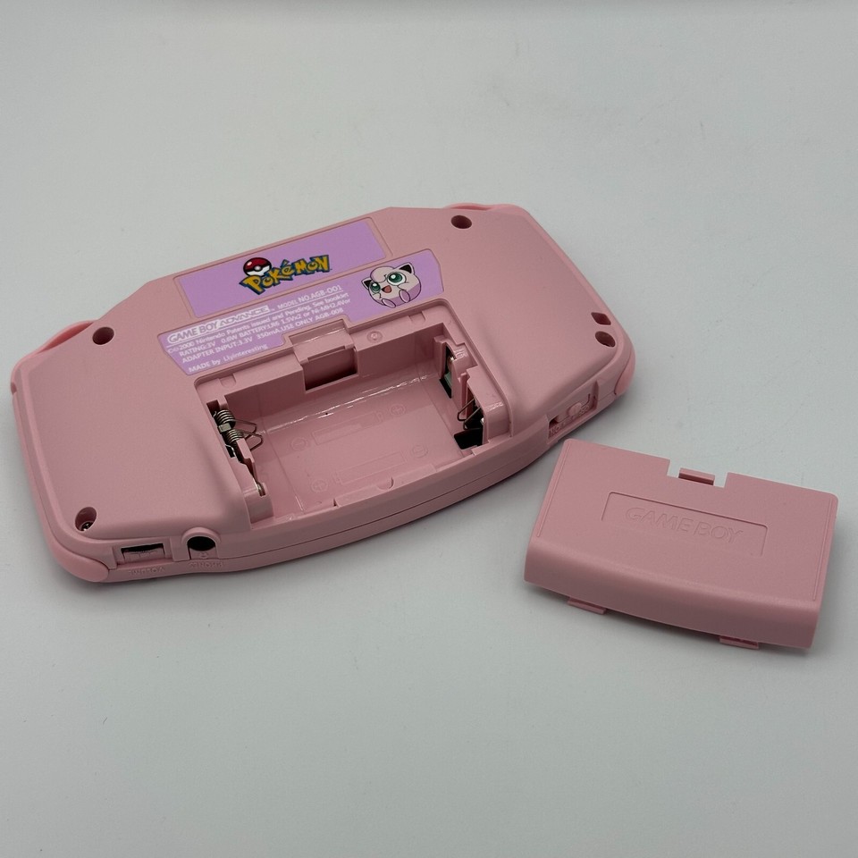 Game Boy Advance GBA Custom IPS Backlit UV Print Shell Jigglypuff Pink ...