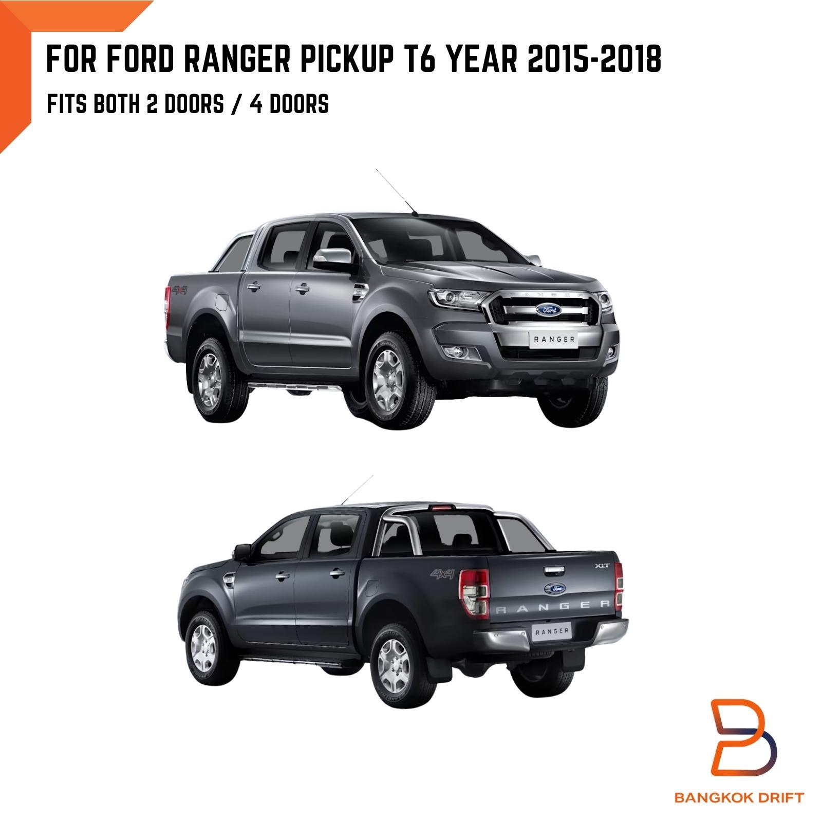 GREY WILDTRAK 3" SLIM FENDER FLARES WHEEL ARCH FOR FORD RANGER PX2 T6 ...