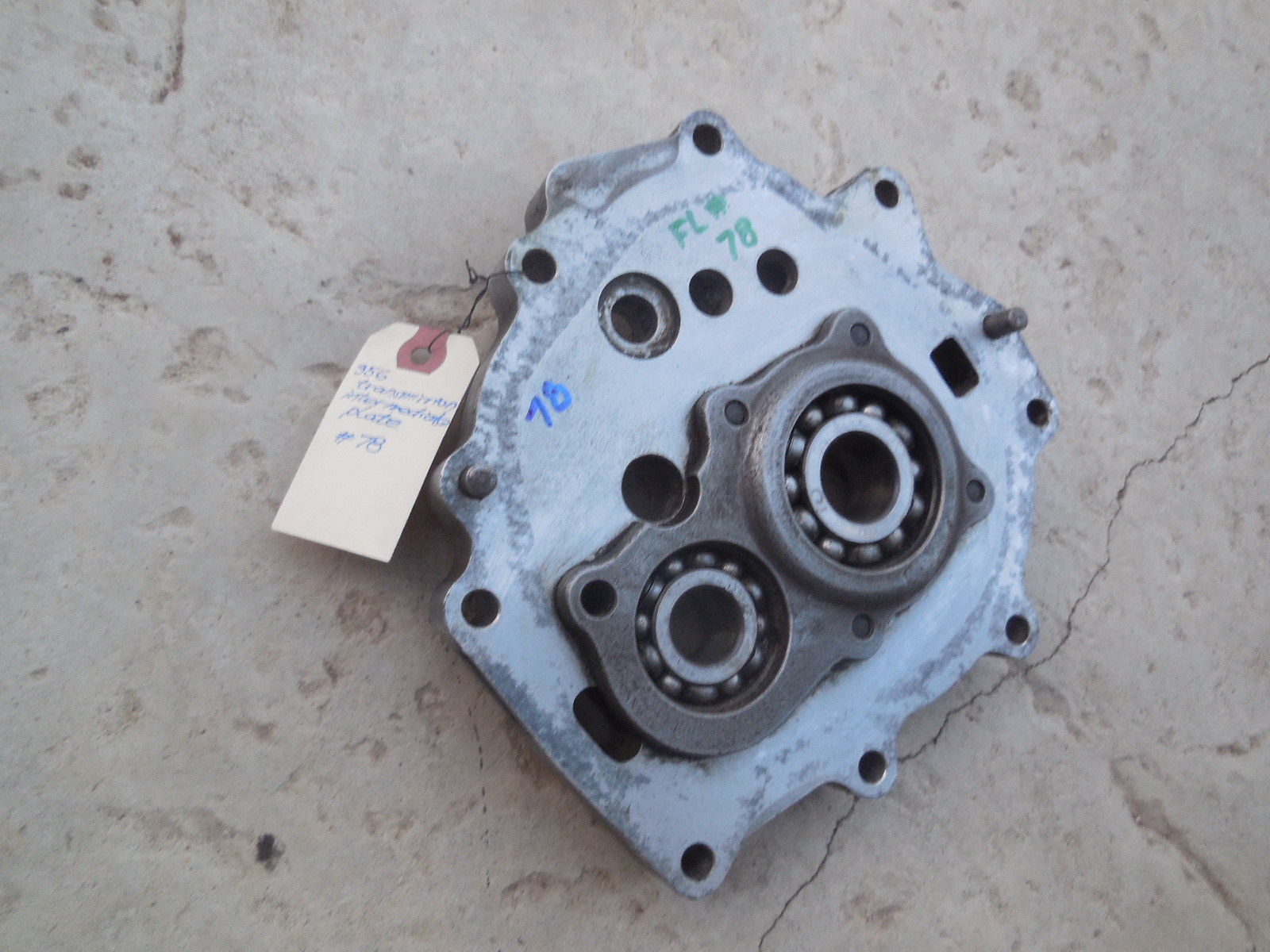 Porsche 356 741 Transmission intermediate plate FL#78 | eBay