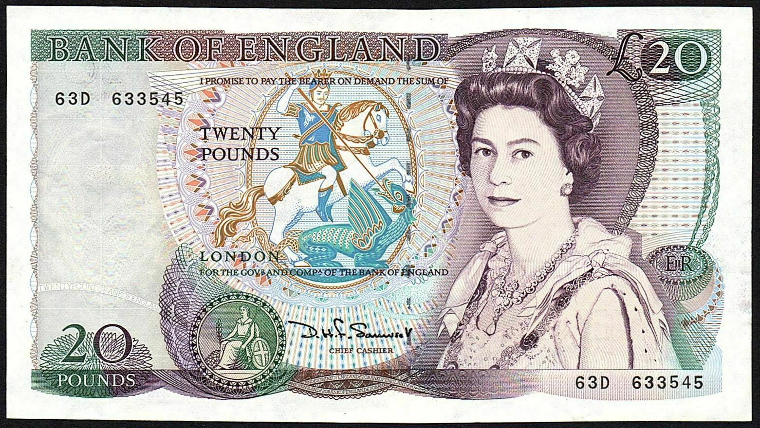 ENGLISH TWENTY £20 BANK NOTE CHOICE OF NOTE AND CASHIER | eBay UK
