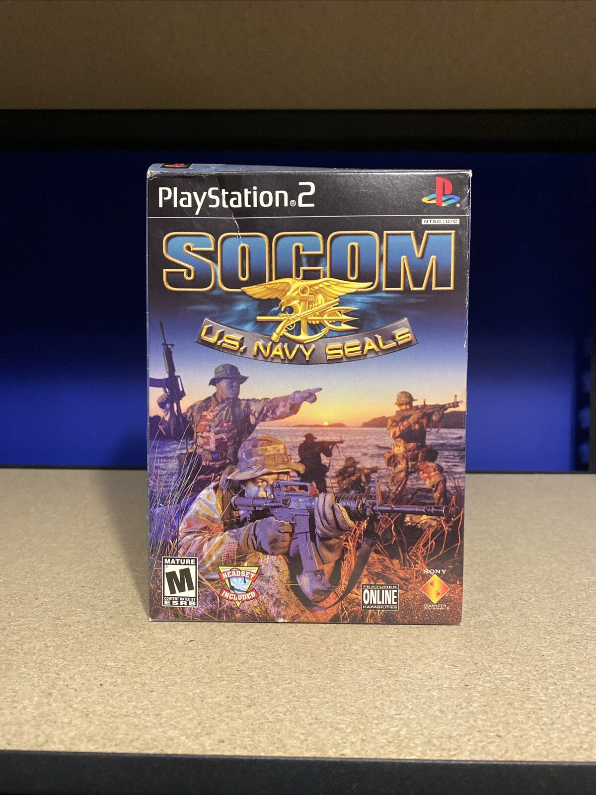 SOCOM US Navy Seals Sony PlayStation 2 PS2 Big Box Headset Bundle | eBay