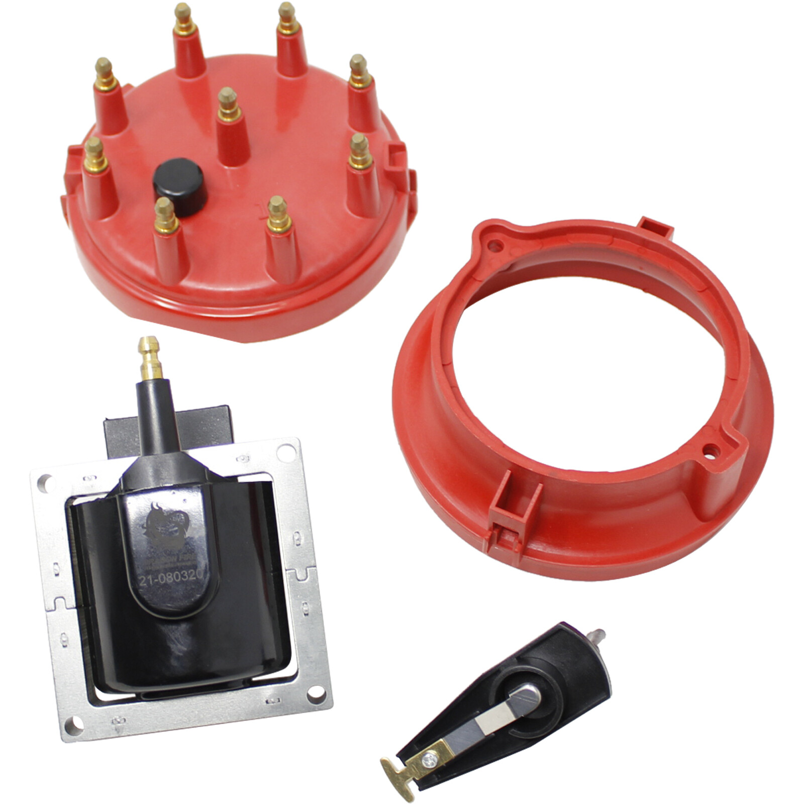 Tune Up Kit Cap Rotor & Coil For 1978-1996 Ford Lincoln Mercury EFI 5 ...