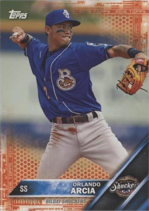 2016 Topps Pro Debut - Orlando Arcia #8 Orange /25 (RC) for sale online ...