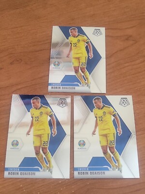 3 x 2021 Panini Mosaic UEFA EURO 2020 Robin Quaison Sweden #172 | eBay
