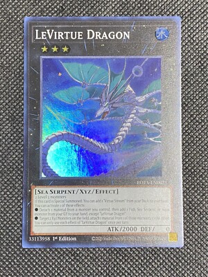 YuGiOh! - LeVirtue Dragon ROTA-EN042 Super Rare 1st Edition Near Mint ...
