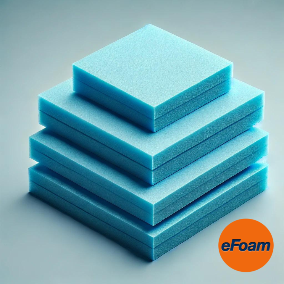 HIGH DENSITY FIRM UPHOLSTERY FOAM CUT TO ANY SIZE SOFA CUSHION, SEATING ...