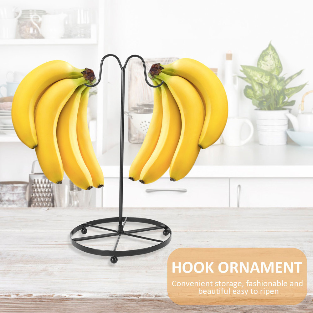 1PC banana hanger hook Fruit Basket Bowl Banana Hook Stand Fruit Hanger ...