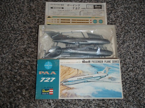 OLD REVELL PAN AMERICAN AIRLINES BOEING 727 - H-712 | eBay