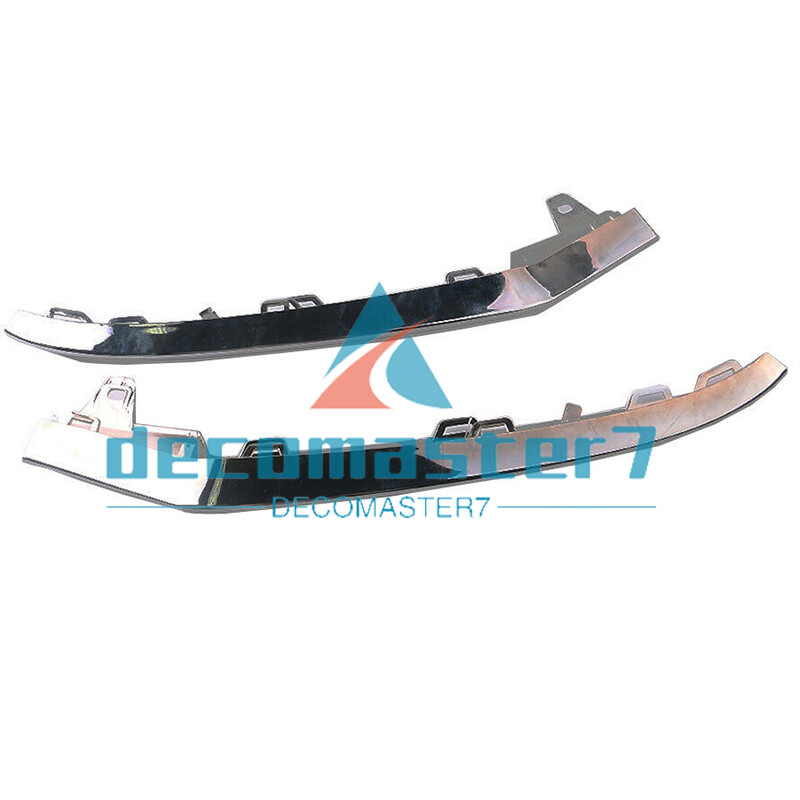 A2128852774 L+R Front Bumper Chrome Trim Molding For Mercedes E400 E550 ...