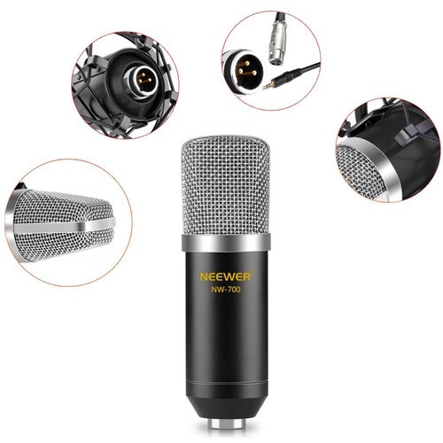 Neewer NW-700 Professional Studio Broadcasting Recording Condenser ...