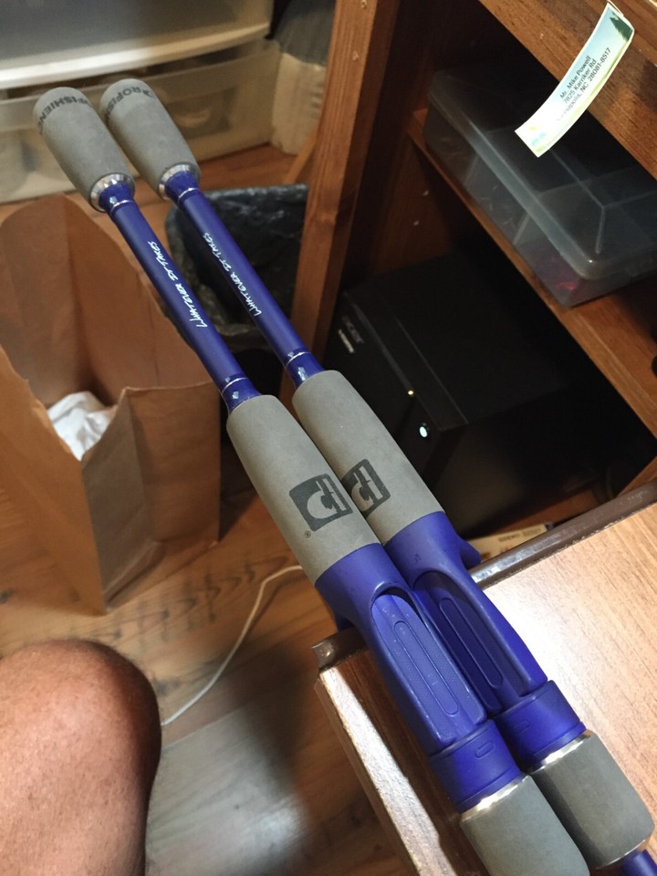 LOT OF 2 PROFISHIENCY KRAZY KOOL 6' 6" MEDIUM HEAVY FAST ACTION CASTING ...