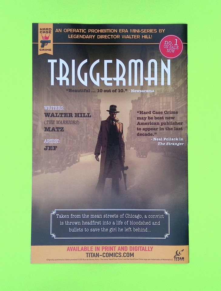 Peepland #1b 2016 Titan Comics Variant High Grade Comic Book W158-192 ...