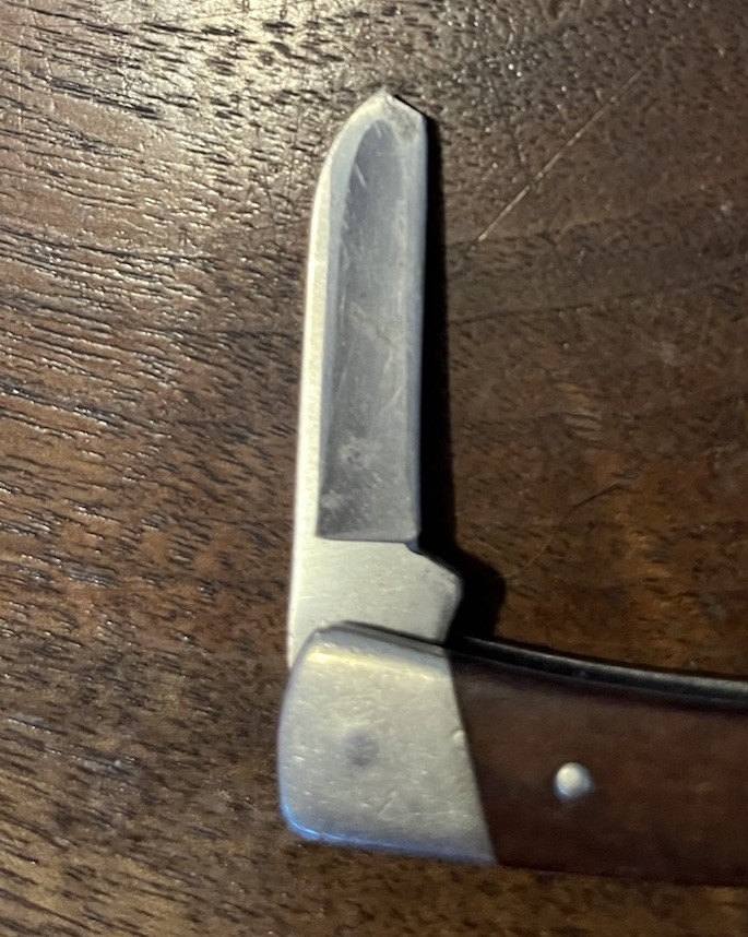 Buck 703 Colt Three Blade Pocket Knife Stockman Wood Handle USA Made | eBay