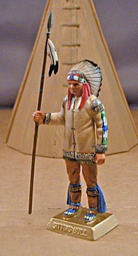 Marx Custom 60mm Famous American Sitting Bull Indian Chief Pro Painted ...