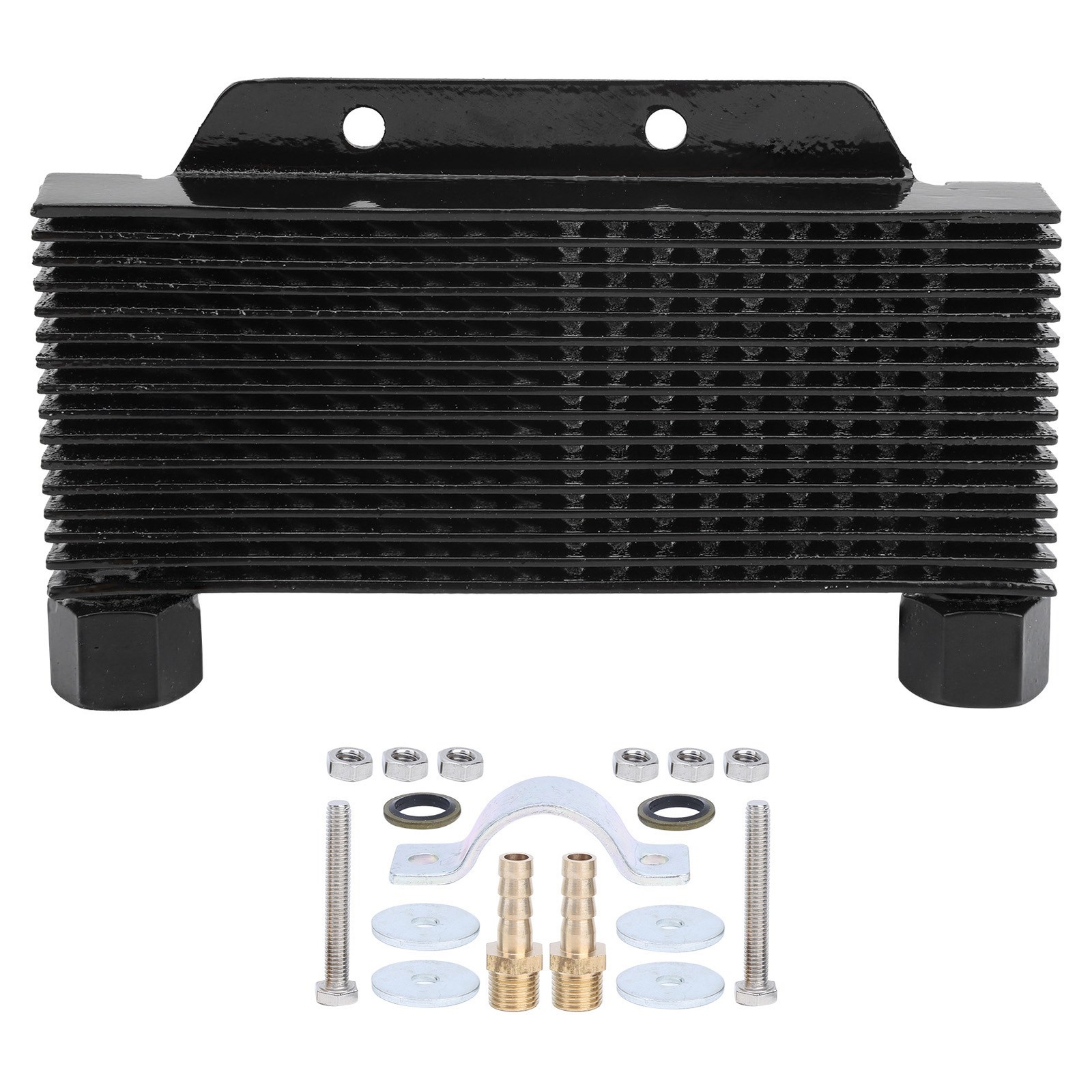 Universal Motorcycle Oil Cooler Engine Radiator Cooling Accessories for ...