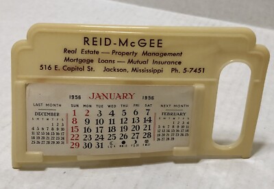 Vintage 1956 REID-McGEE - Jackson Mississippi - Advertising Desk ...