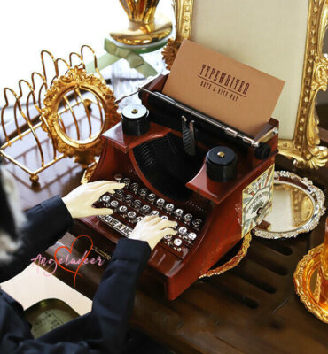 Dollhouse 1/3 Uncle BJD Miniature Typewriter Typer Music Box Retro ...