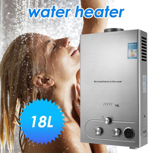 18L 5GPM Tankless Natural Gas Hot Water Heater On-Demand Instant Boiler ...