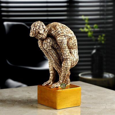 Bricked Man Showpiece Table Accent Collectible Figurine Statue 30 cm | eBay