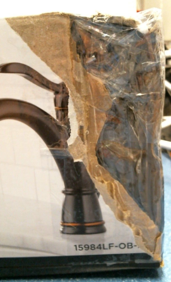 Delta Porter Single Handle Centerset Bathroom Faucet, Oil Rubbed Bronze ...