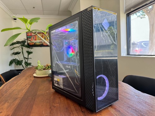 GAMING PC RGB Desktop Computer i7 UP TO 32GB 2TB SSD RX 580 Wifi WIN10 ...