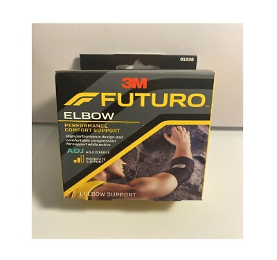 3M Futuro Elbow Performance Comfort Support Adjustable Moderate | eBay