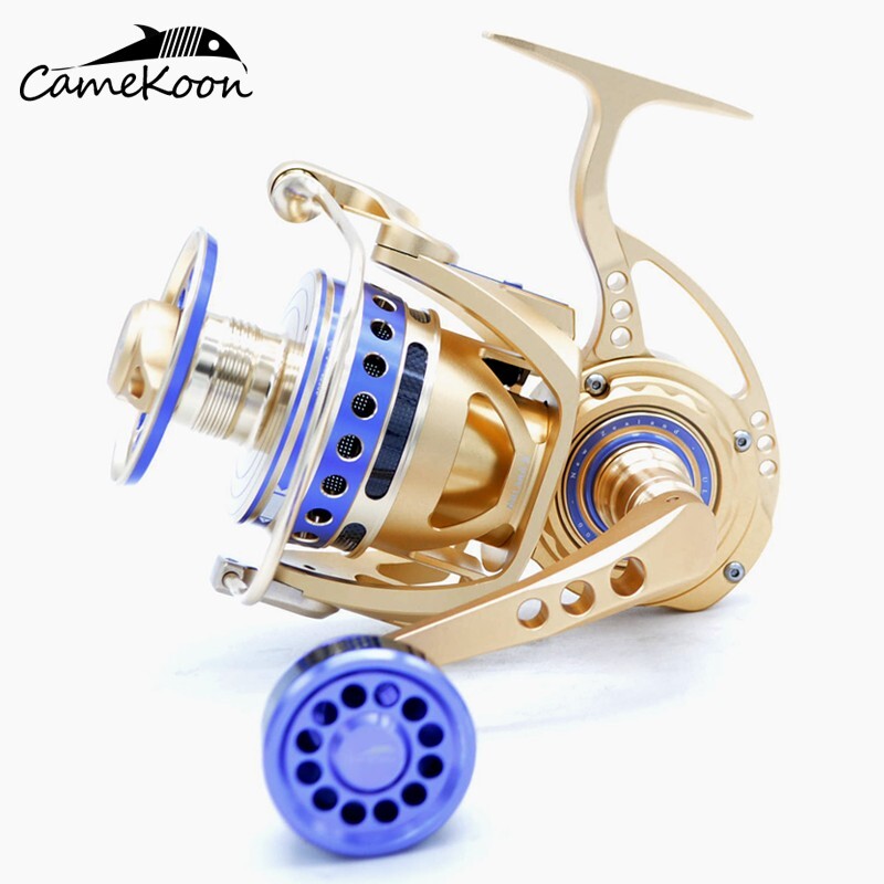 CAMEKOON Fully Sealed Saltwater Spinning Reel Bluefish Marlin ...