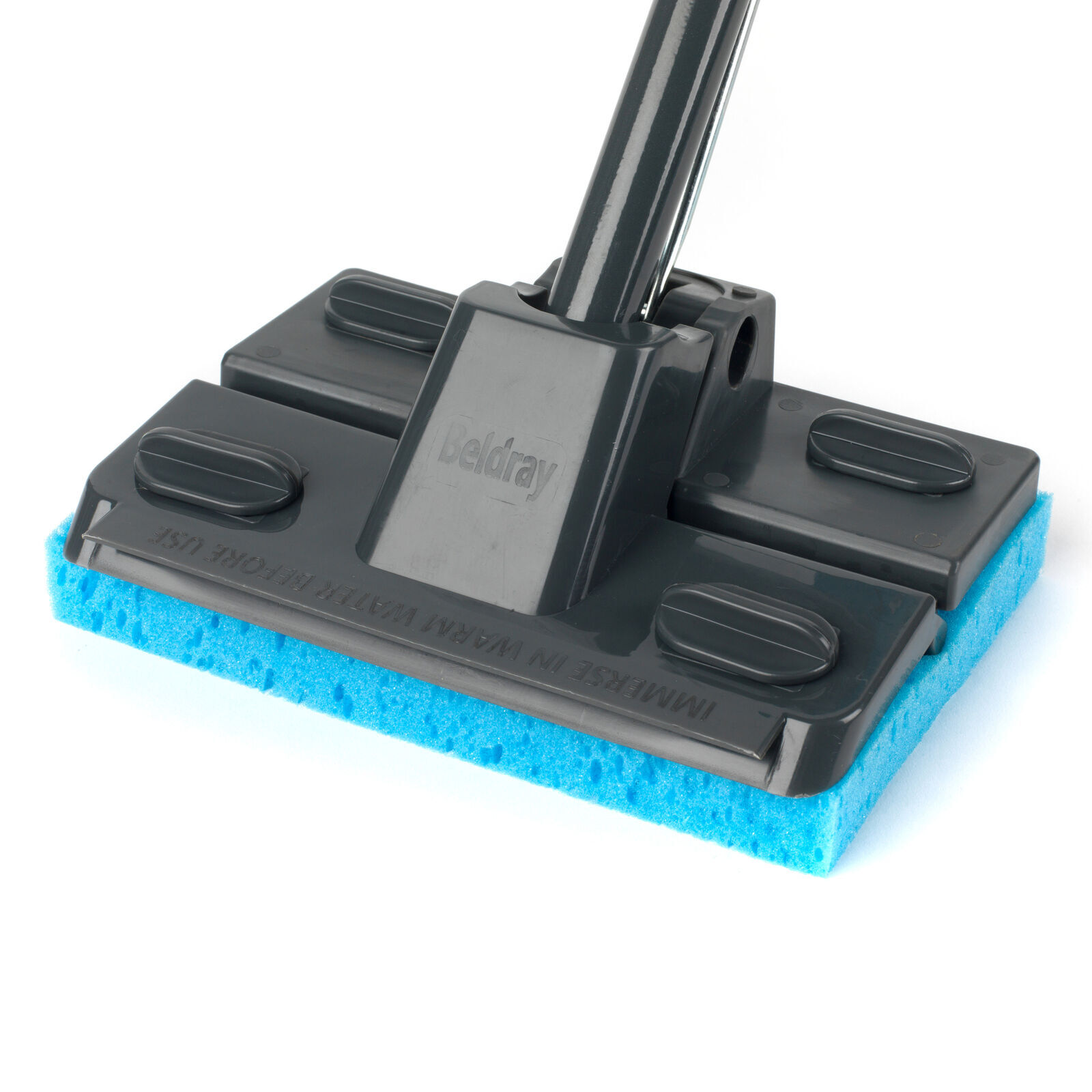 Beldray Sponge Mop Self Wringing Floor Cleaning Long Handle Extra Mop ...