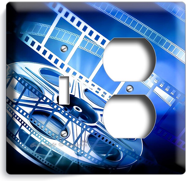 MOVIE FILM REEL LIGHT SWITCH OUTLET PLATES PRODUCTION BLOGGER STUDIO ...