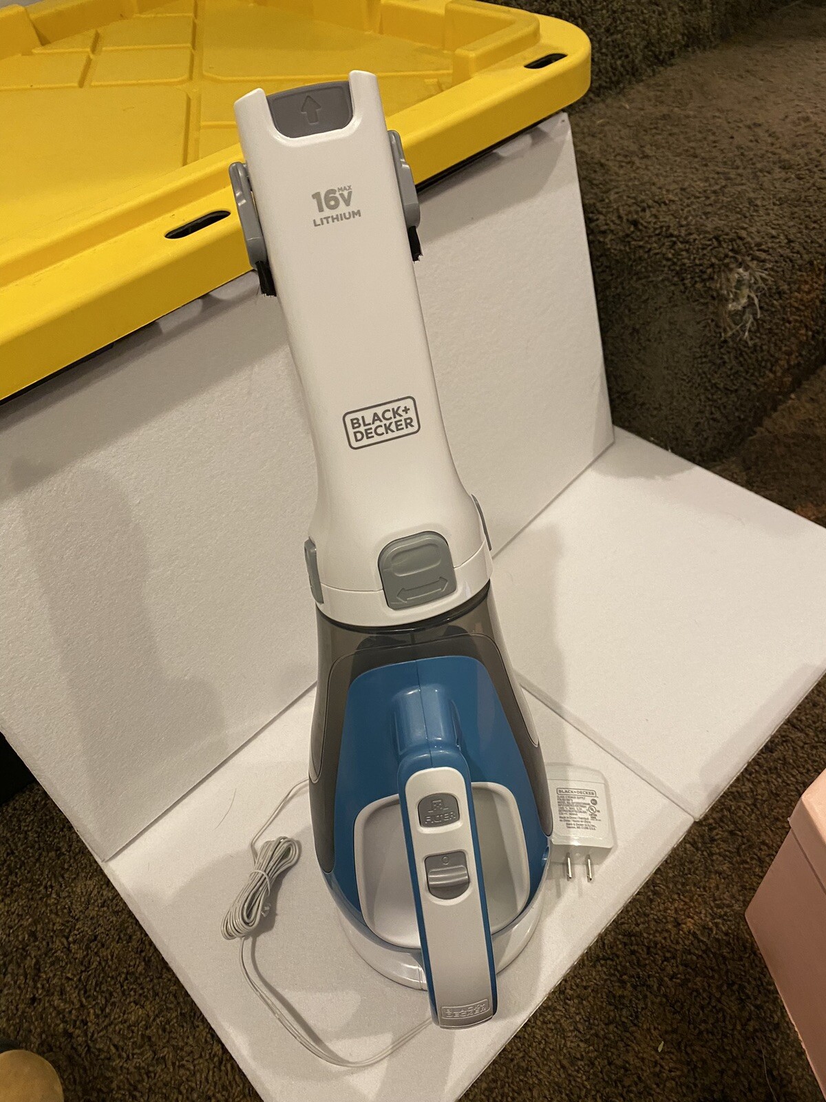 BLACK+DECKER AdvancedClean Cordless Handheld Vacuum (CHV1410L) for sale ...