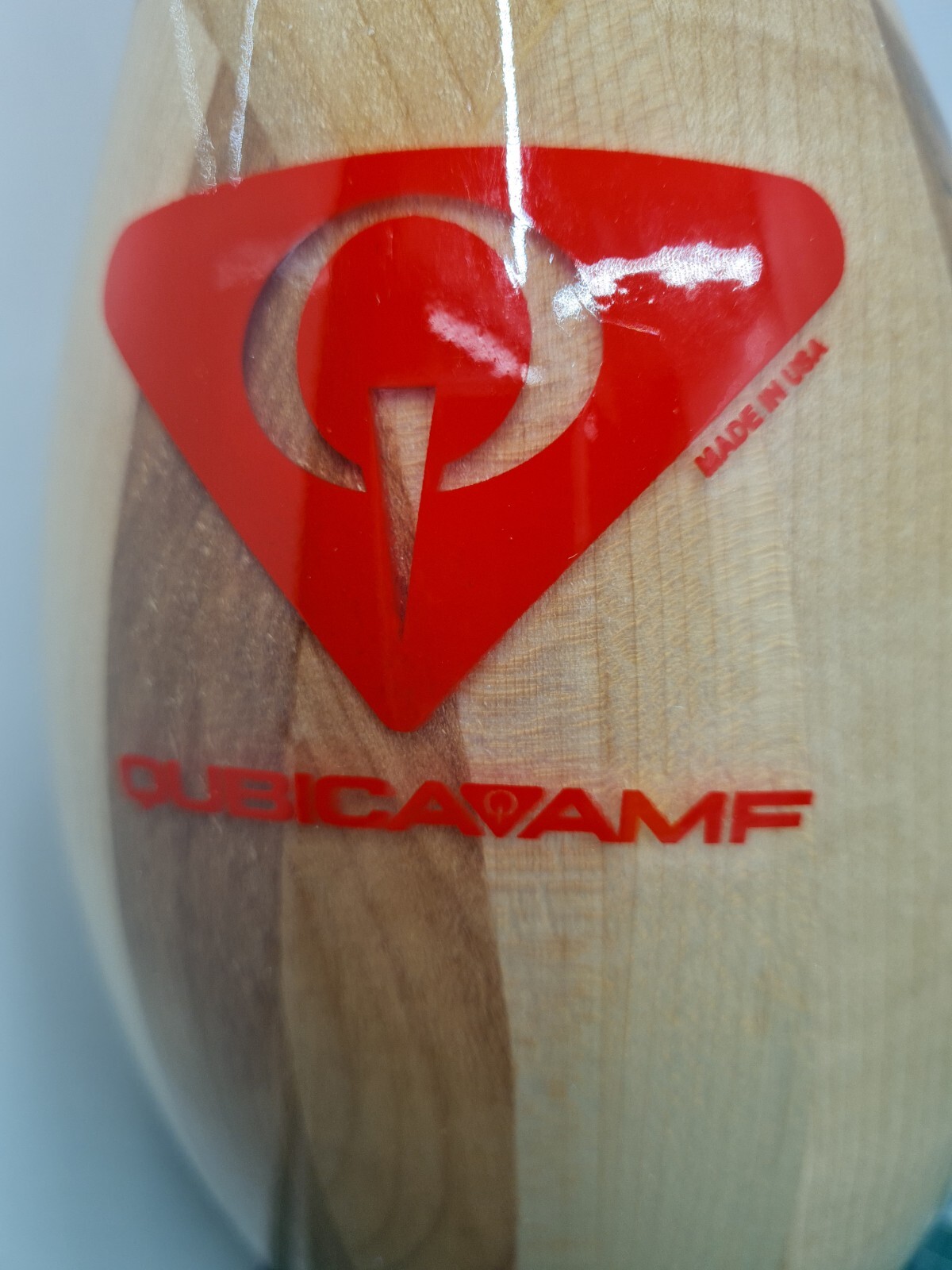 amf bowling pin clear coated wooden trophy pin new | eBay UK