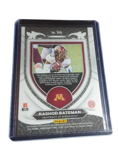 Rashad Bateman Crusade Rookie Card 2021 Panini Prizm Draft Picks ...