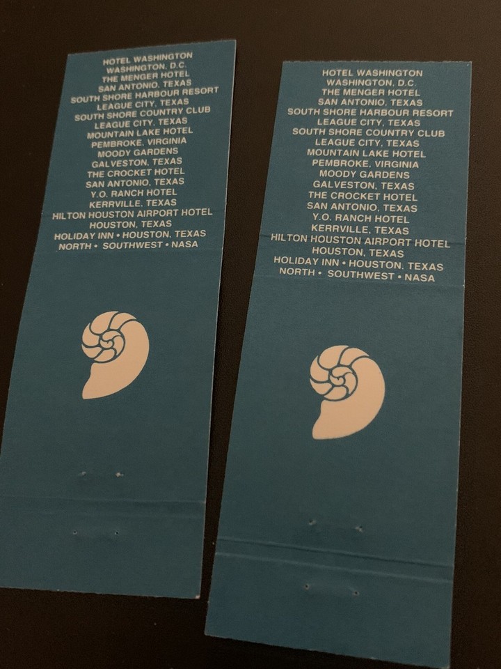 Vintage Texas Matchbook Lot: “Gal-Tex” Houston Galveston San Antonio ...