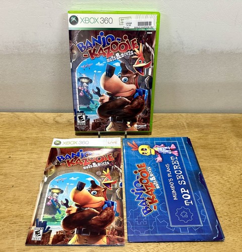 Banjo-Kazooie Nuts & Bolts Microsoft Xbox 360 Video Game with Manual ...