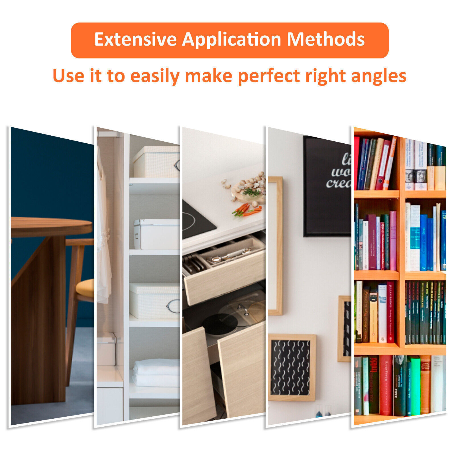 4/8Pcs 90 Degree Positioning Squares Right Angle Woodworking Carpenter ...