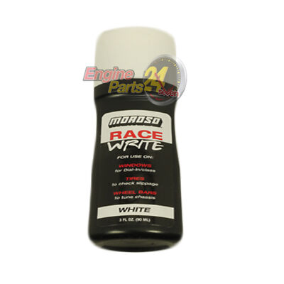 WINDOW GLASS & TYRE WHITE MARKER SIGN WRITING RACE DRAG CAR DIAL IN ...