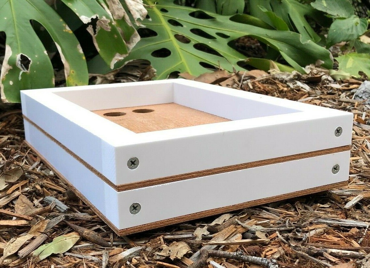 Stingless Native Bee Hive Honey Frame Design With Roof | Composite OATH ...