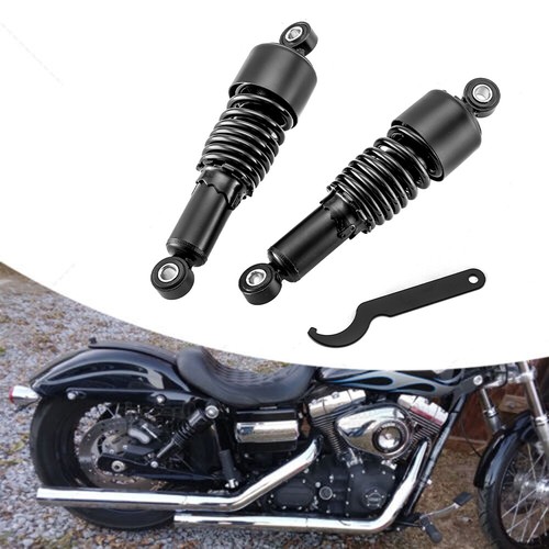For 91-17 Harley Dyna Wide Glide Switchback FLD 10.5" Shock Rear ...